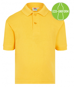 Eco Polo Shirts White & Colour - Victoria 2 Schoolwear
