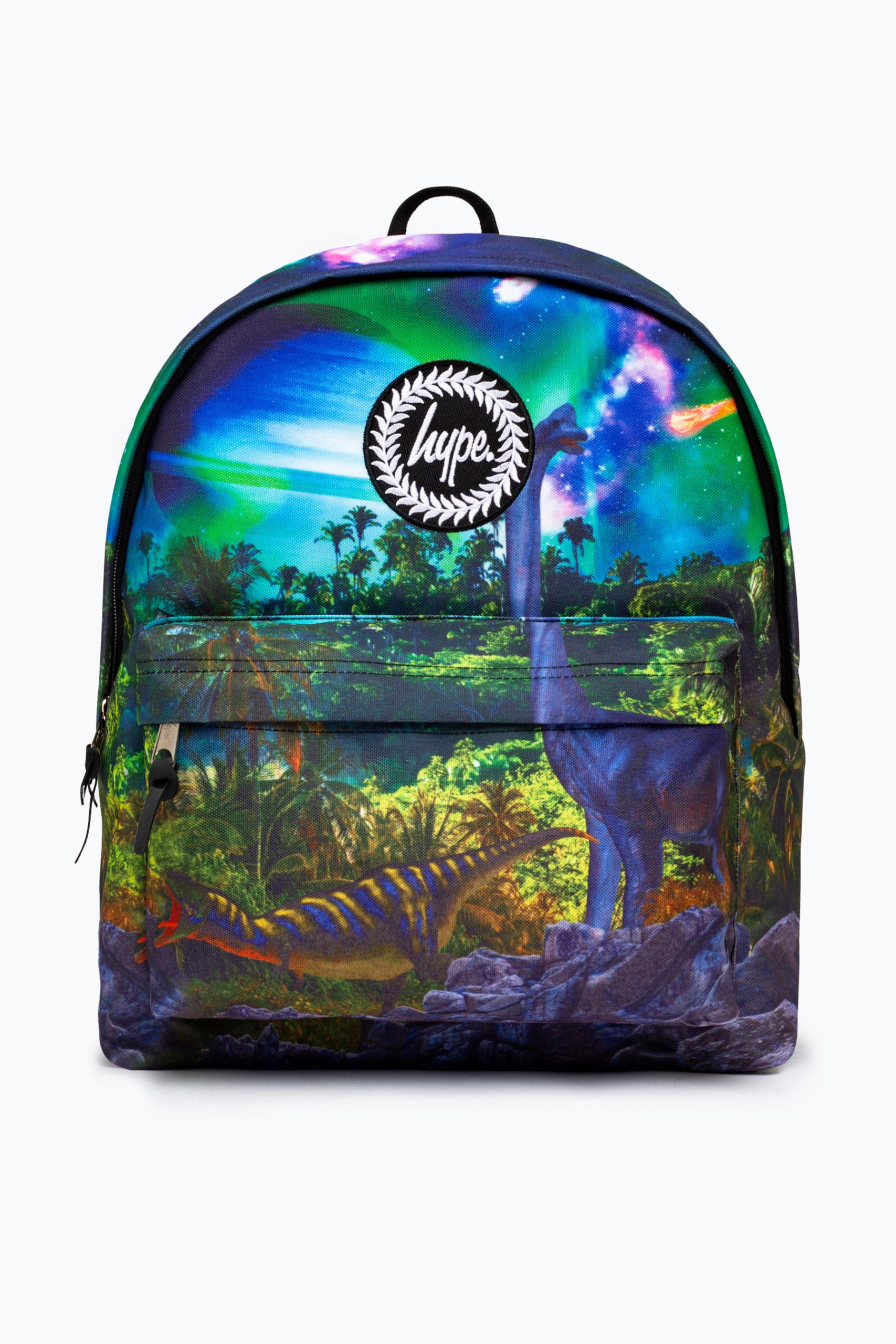 HYPE GREEN TROPICAL SPACE EXTINCTION BACKPACK - Victoria 2 Schoolwear